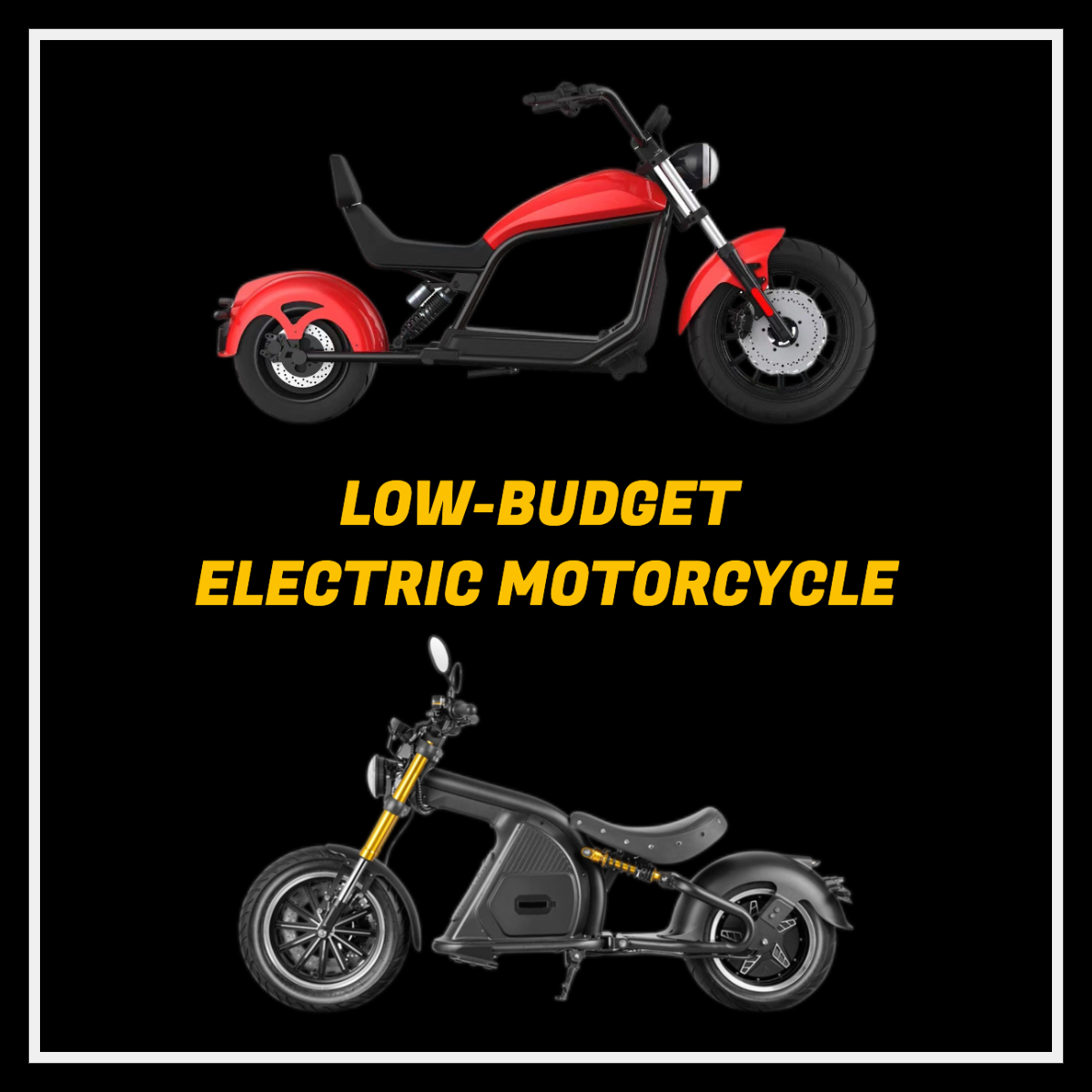 Low-Budget Electric Scooter Motorcycle – InTheZone E-Mobility